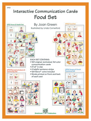 Food Set Interactive Communication Cards - Home
