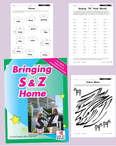 Homework for Lisp Disorders - BringingS&Z_Home