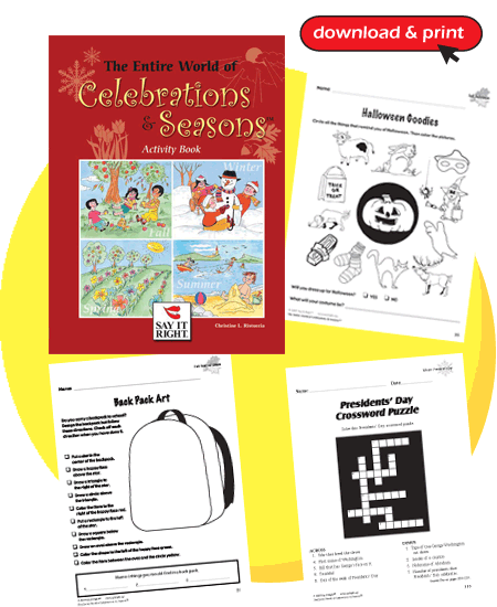 Entire World of Celebrations and Seasons Activity Workbook